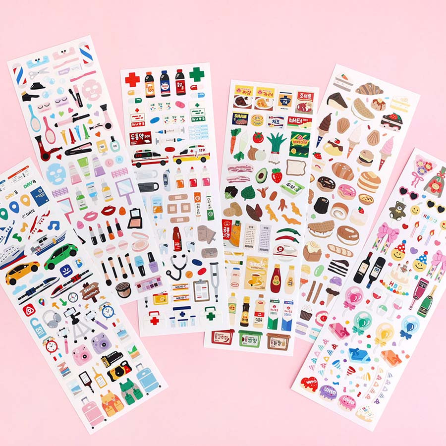 DALPAPER Rooting For You Slim Paper Sticker Cute Stationery