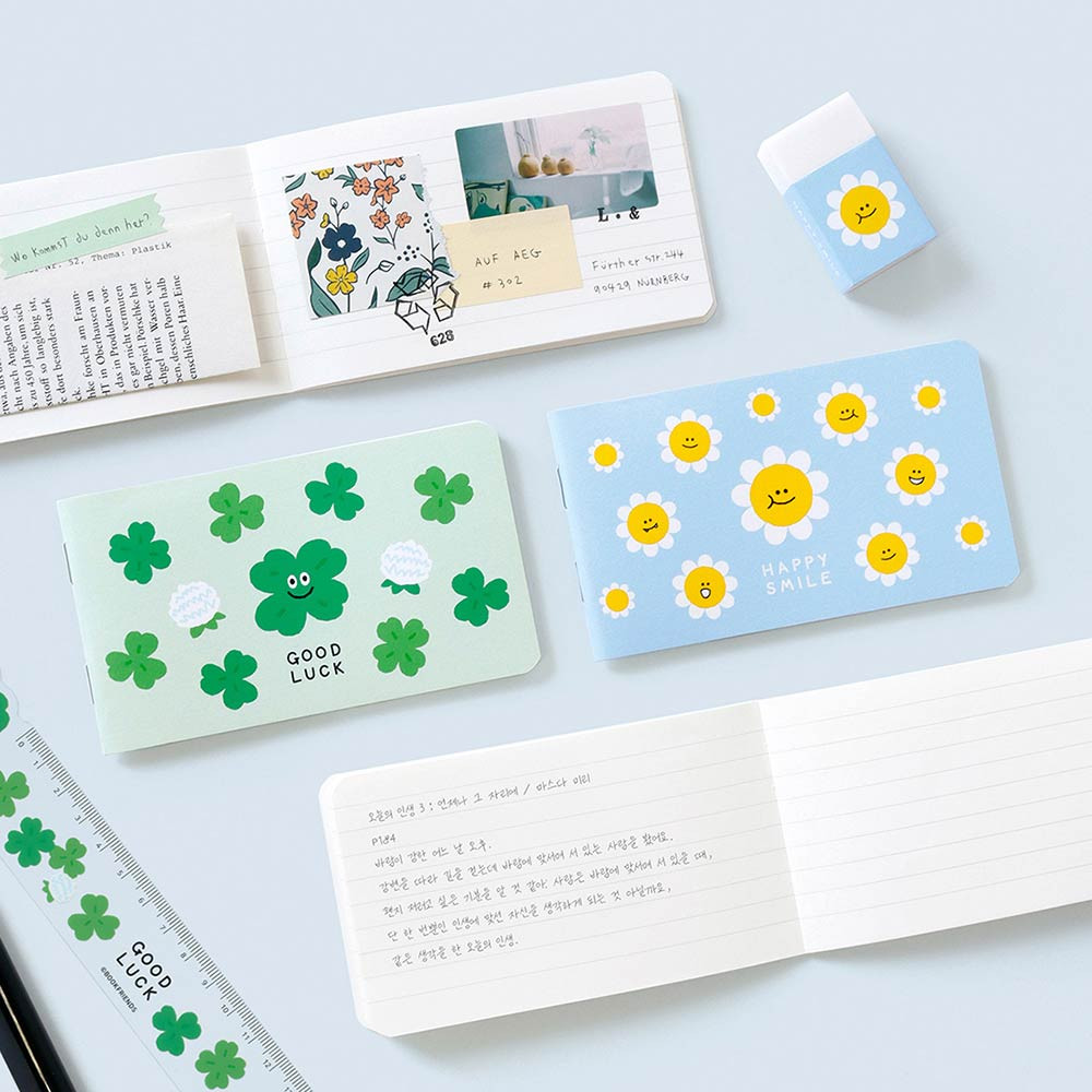 Bookfriends Smile Small Pocket Lined Notebook