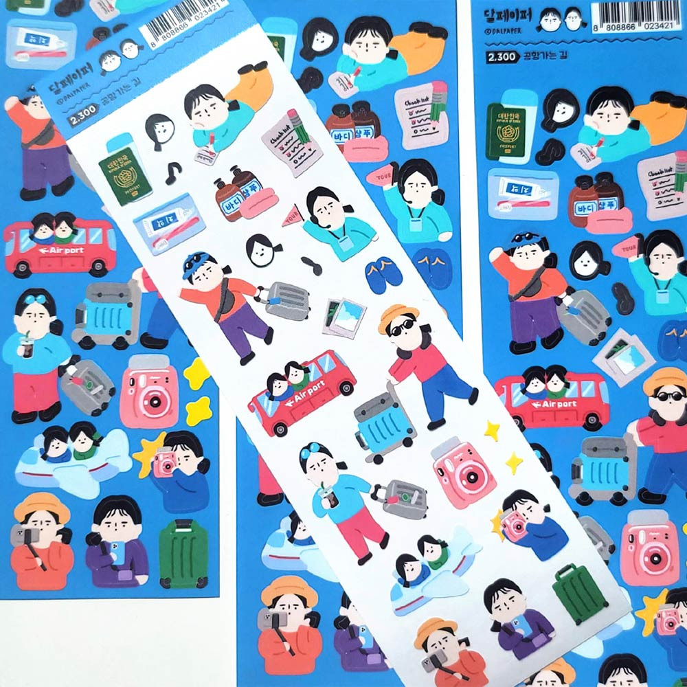 Pureureum Design Titi & Pupu Paper Sticker: Cute & Versatile