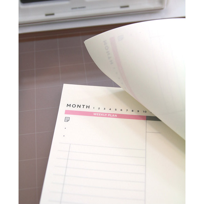 PlanD Wide & Smart weekly desk note planner scheduler