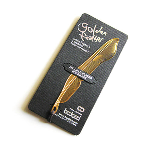Bookfriends Key gold plated bookmark - fallindesign