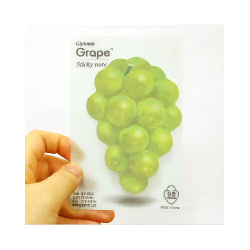 Gipbmm Green grape sticky memo notes 20 sheets - fallindesign