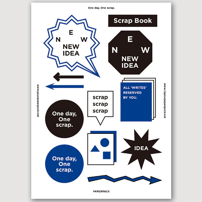 Paperpack One day scrap diy sticker - fallindesign.com