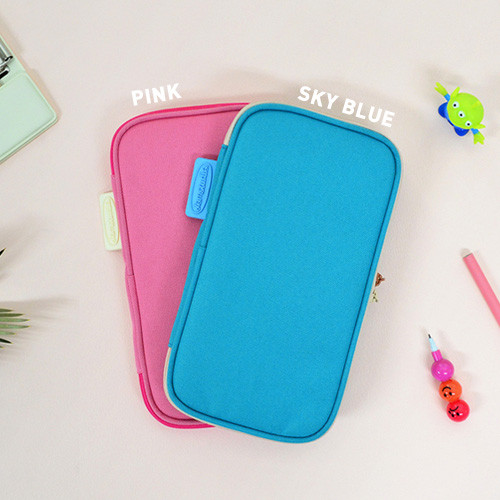 Wanna This Square clear pocket folding pouch bag - Fallindesign.com