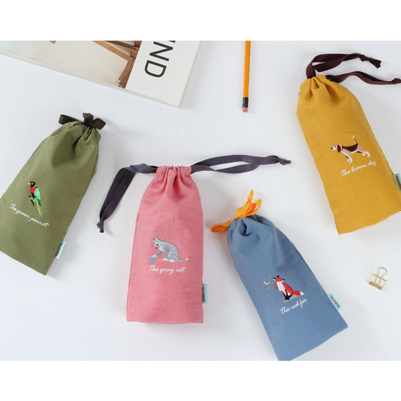 Second mansion Florence pattern small drawstring pouch