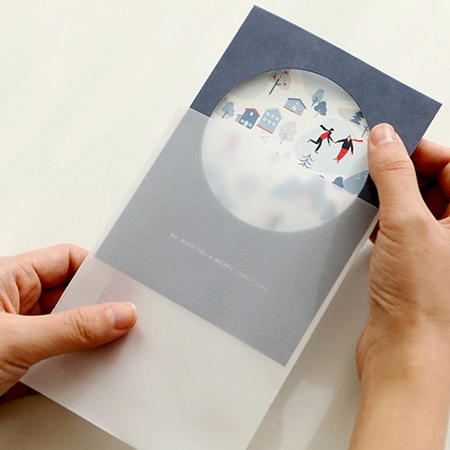 Hello Today Cheer up small message card - fallindesign