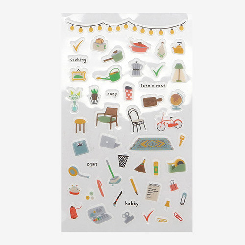 Dailylike Daily transparent sticker - Forest - Fallindesign.com