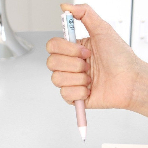 ICONIC Unique pattern knock retractable pen 0.38mm ver4