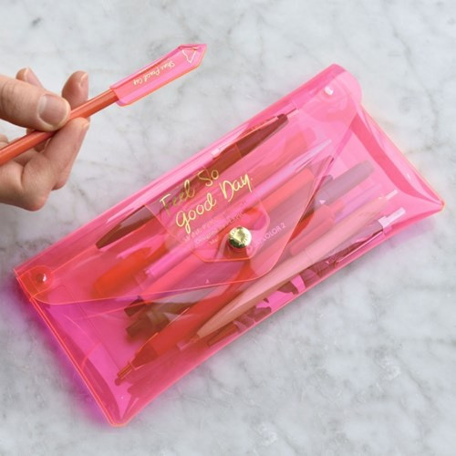N.IVY Odong et valerie hologram folding pencil case
