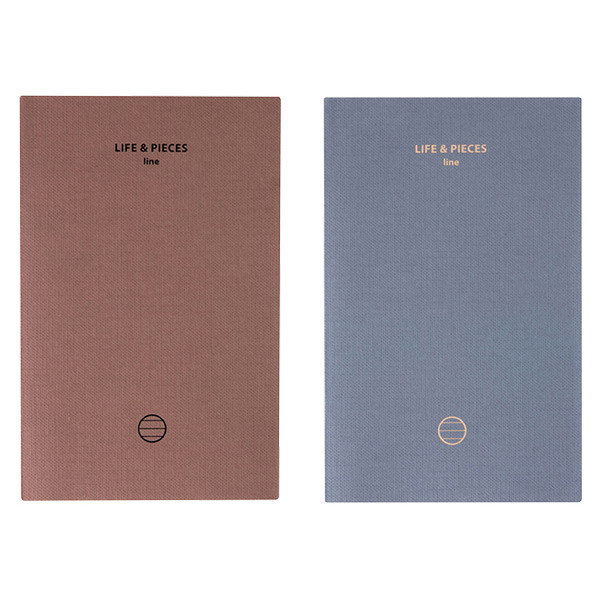 Livework Life and pieces small lined notebook - Fallindesign