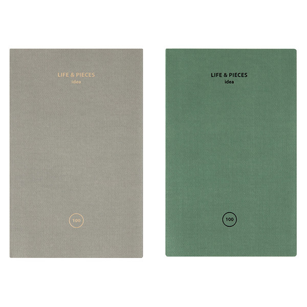 Livework Life and pieces small lined notebook - Fallindesign