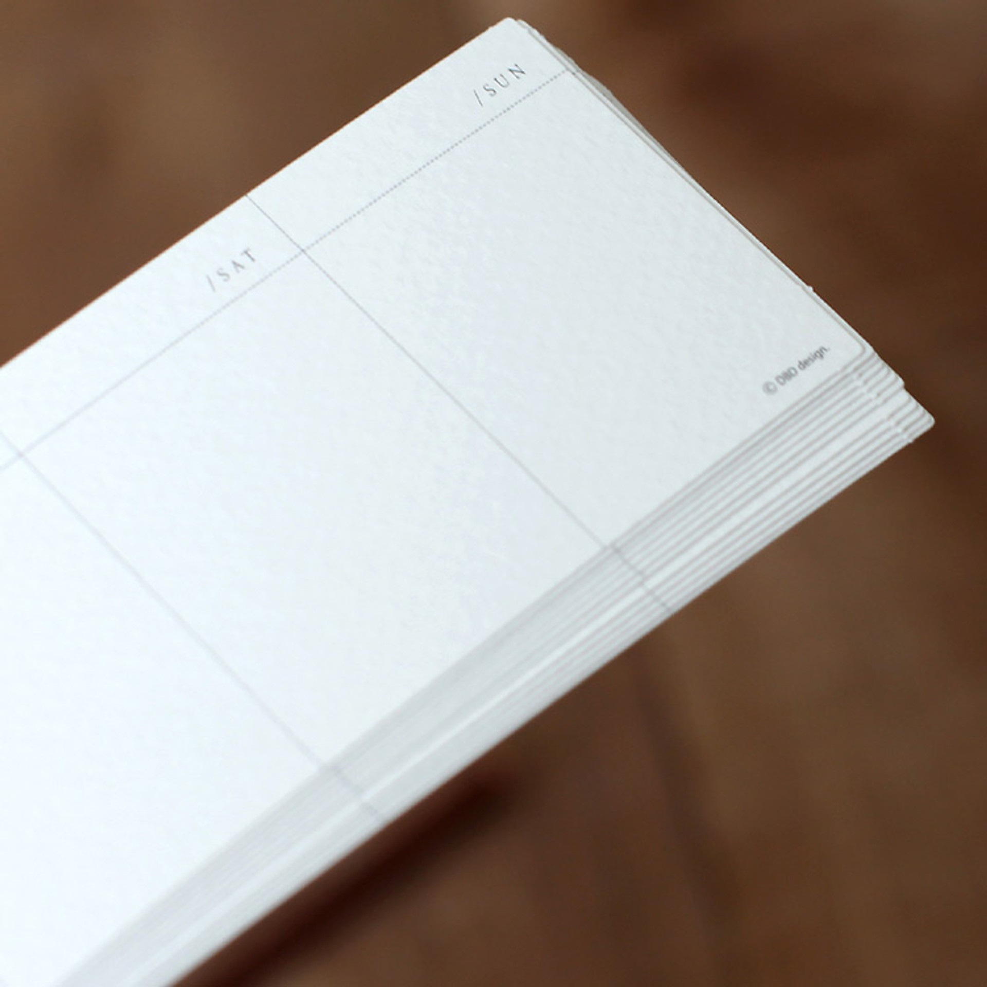 Iconic Flow Dateless Weekly Desk Planner Scheduler