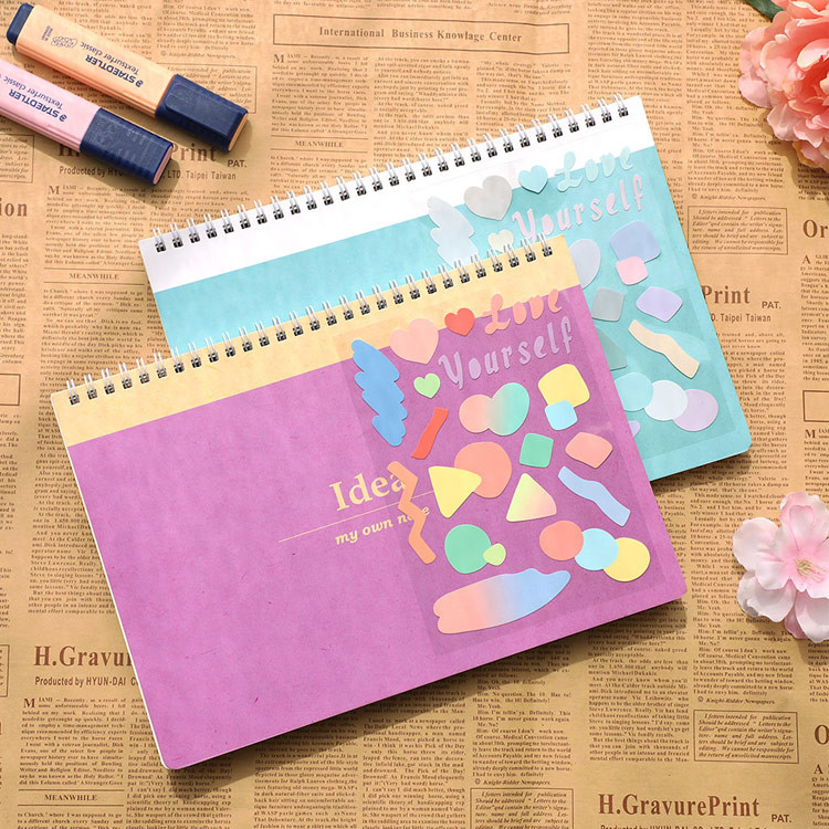 My effective note-taking B5 spiral lined grid notebook