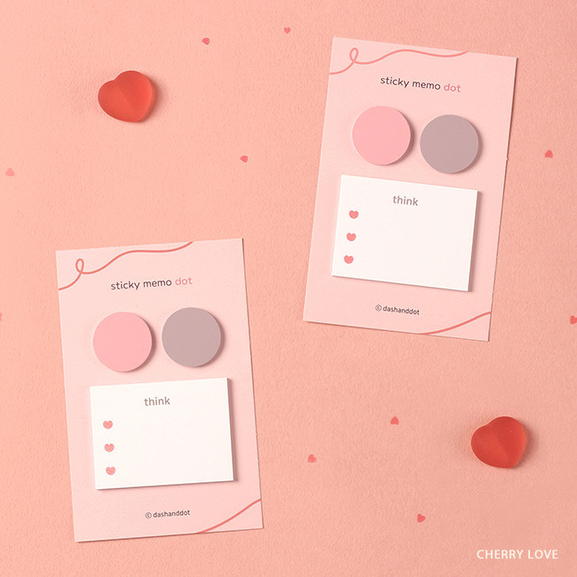 Dash and Dot Dots and check memo notes sticky notepad