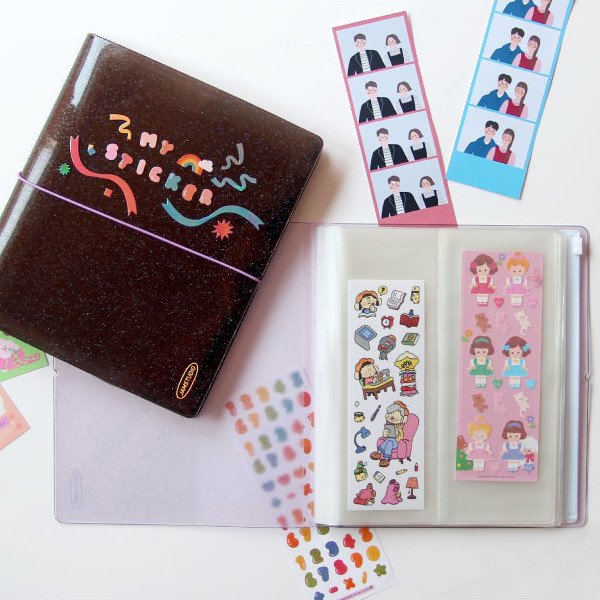 Wanna This Slip in pocket sticker storage book