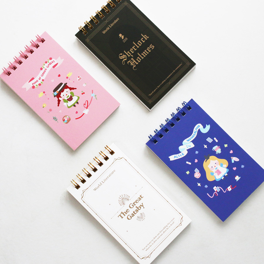 SOSOMOONGOO Spring feelings small grid and plain notepad