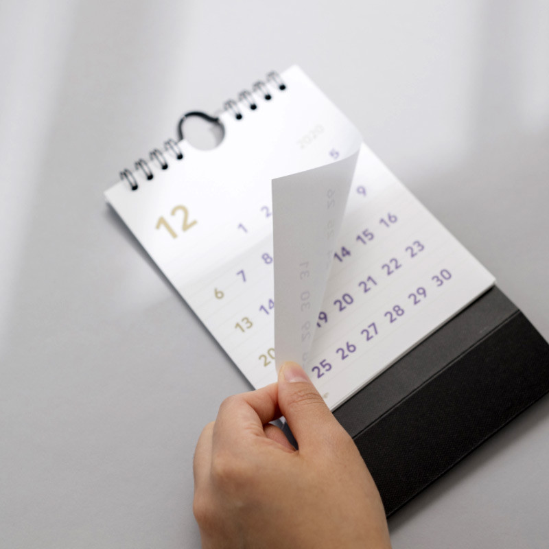 Byfulldesign 2021 Small simple monthly desk calendar