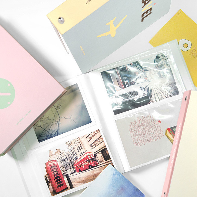 PlanD Simple 4X6 pattern slip in photo album - fallindesign