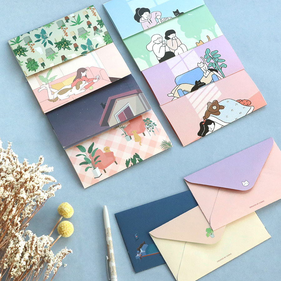 ICONIC Letter and envelope set with PVC pouch