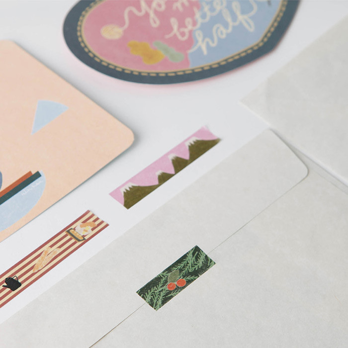 SOSOMOONGOO Sojak5 Happy hobby removable stamp sticker pack