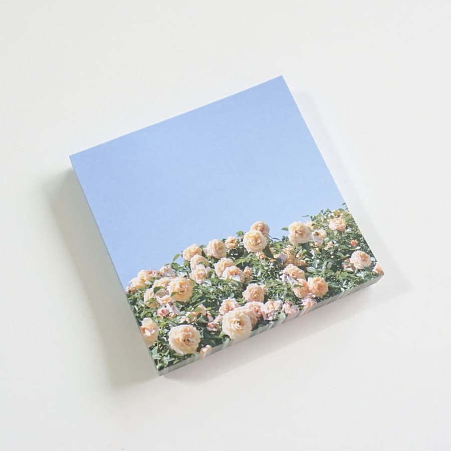 Meri Film Spring flowers memo writing notepad