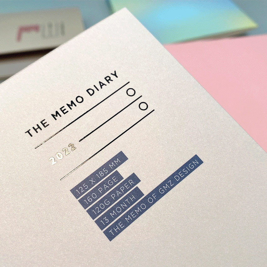 Gunmangzeung 2022 The Memo Dated Weekly Diary Planner