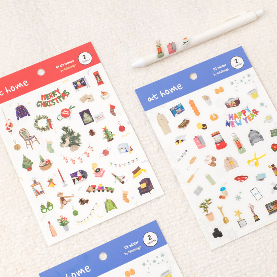 Byfulldesign My Trip Useful Clear Sticker Sheets