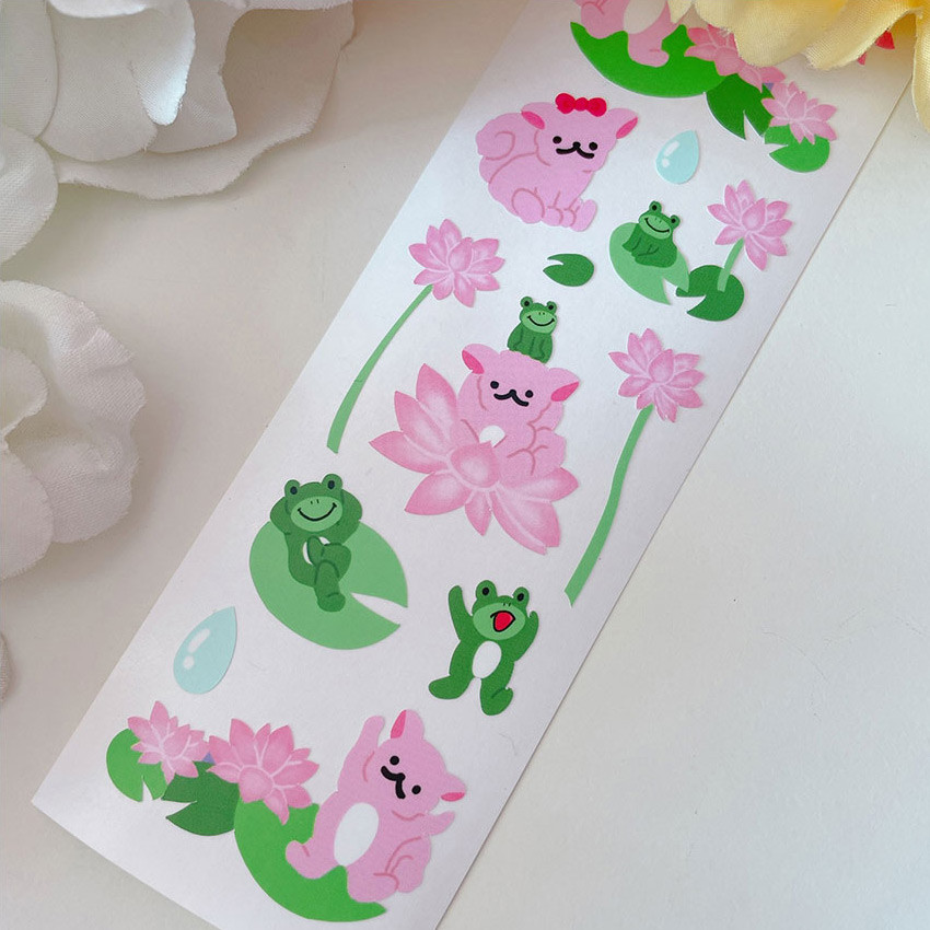 FlyFlyUnicorn Prism Jem Ribbons Paper Sticker