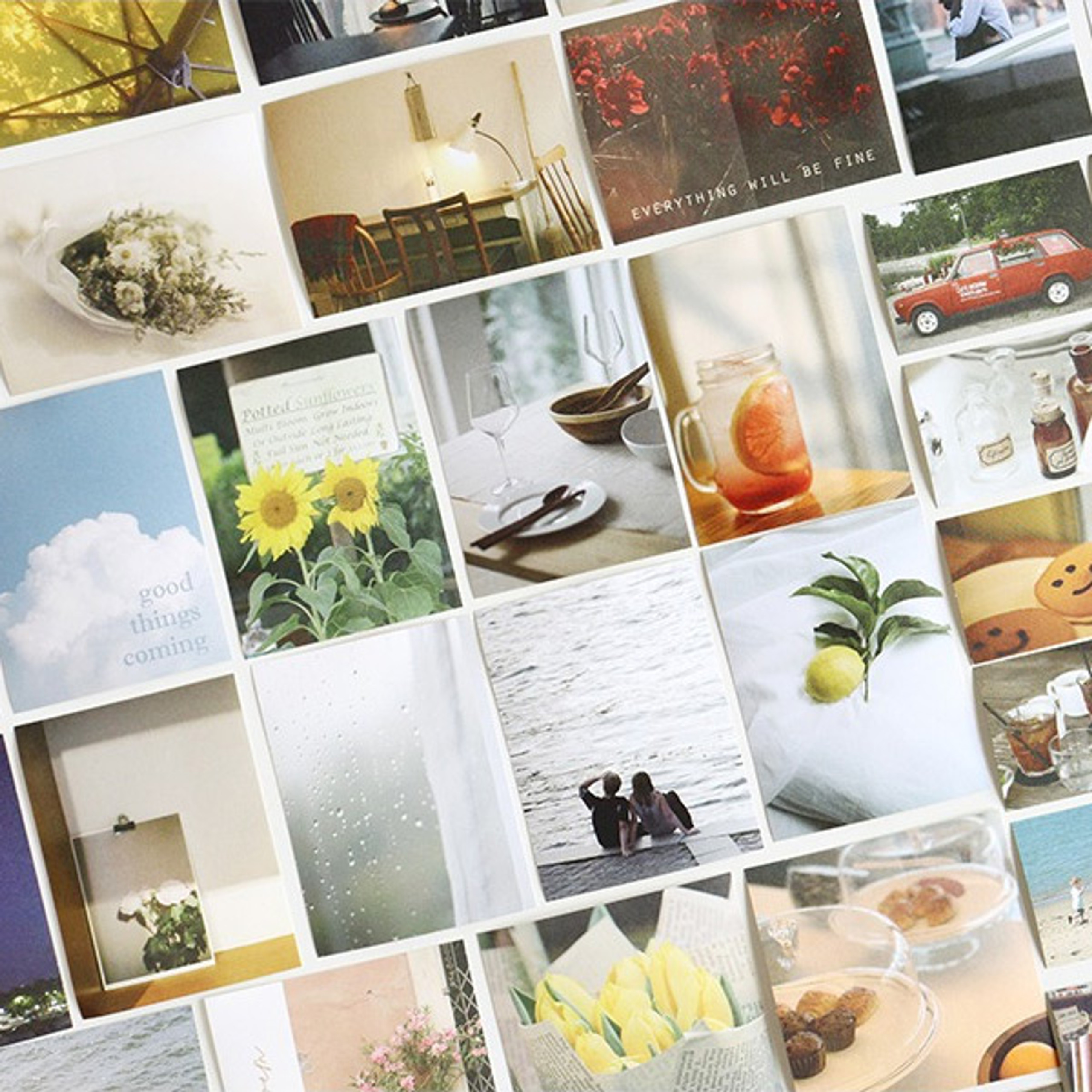 Indigo Vintage Decorative Paper Sticker Pack 50 Sheets
