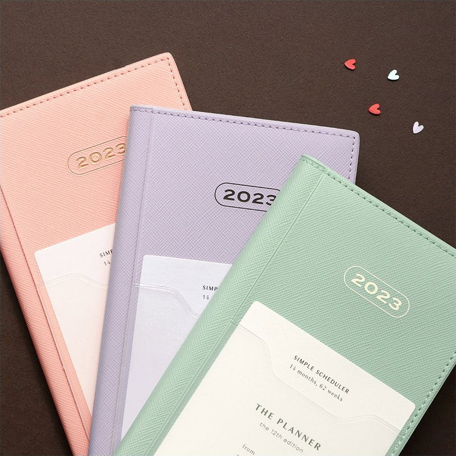 Iconic 2023 Simple small dated weekly planner scheduler diary