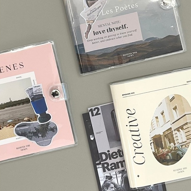 Second Mansion Composition Snap Square Undated Weekly Diary