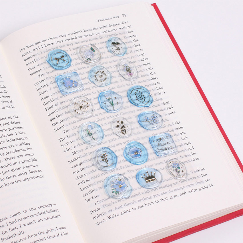 Appree Pure Green Self Adhesive Sealing Wax Sticker