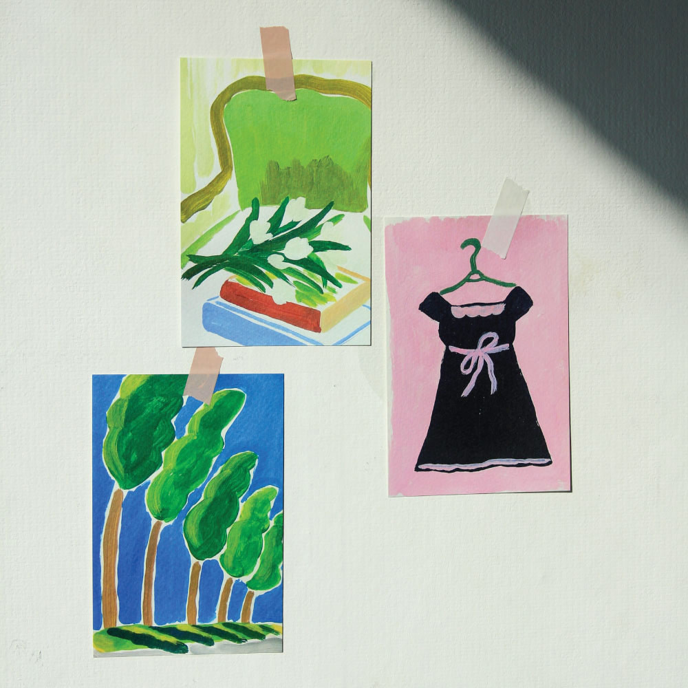 Jam Studio Little Thing Hand Drawing Postcard Ver 1