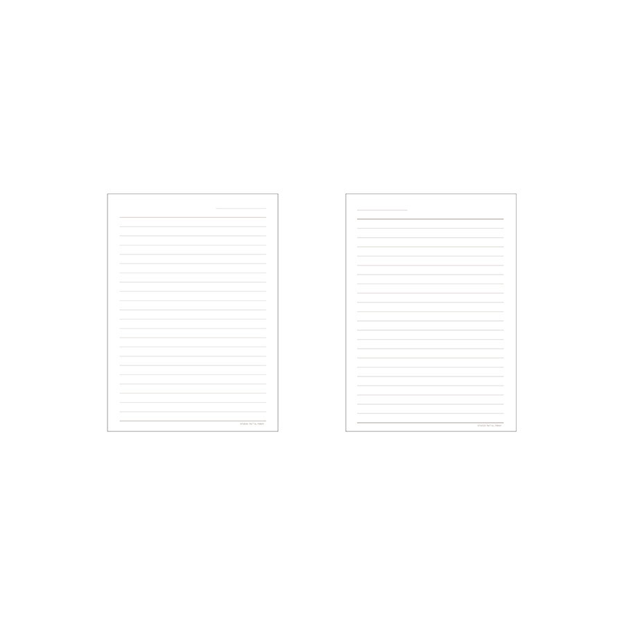 Monopoly Simple prestige small lined notebook - Fallindesign