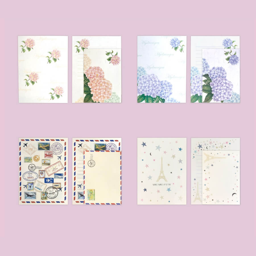 Gentle Wave Letter card with label and string - fallindesign