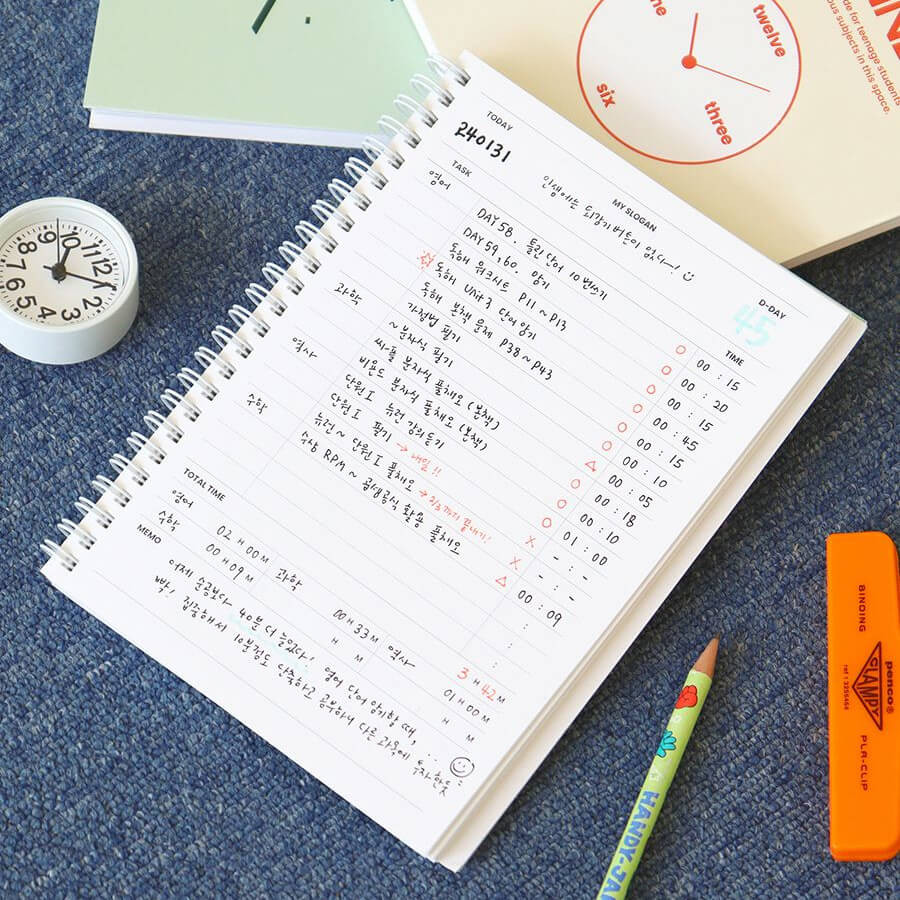 Tenschool Study Sticky Notepad - Study Tool for Students