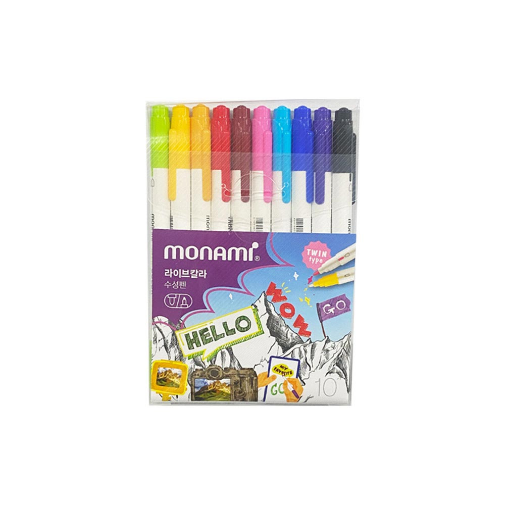 Lobda Double Ended Colors Markers Pen Set of 5