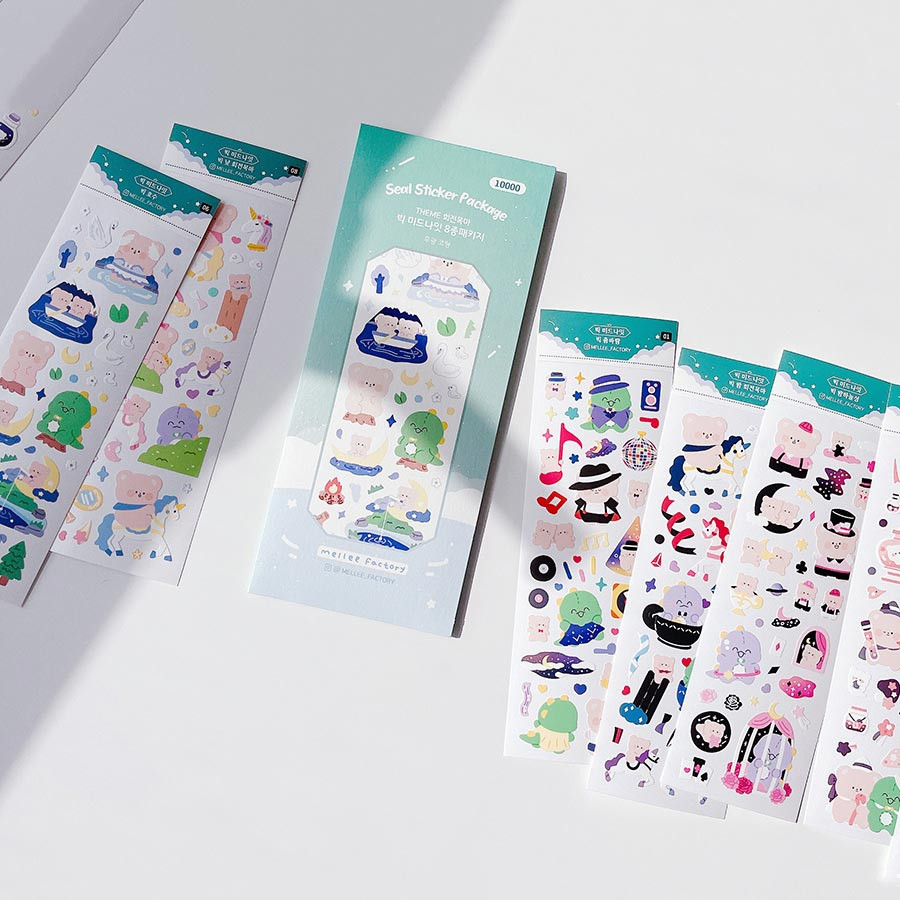 Kakao Friends Big Choonsik Ordinary Removable Sticker Pack