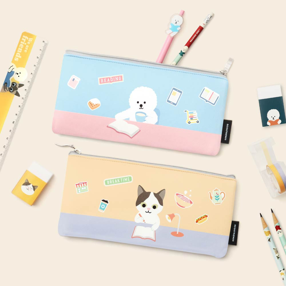 Soft & Ribbon Zipper Pencil Case: Cute & Spacious