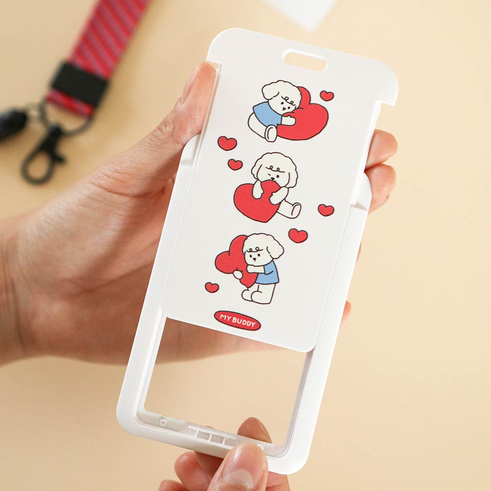 Dailylike My Buddy Card Holder With Neck Strap