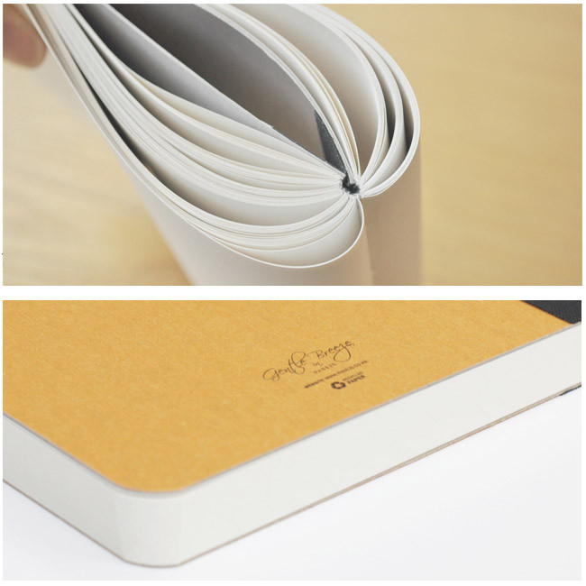 Page25 Natural and Pure oak plain notebook - fallindesign