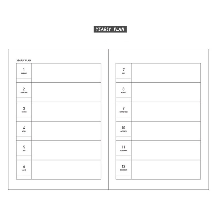 Seeso The planner time plan undated diary scheduler ver.2