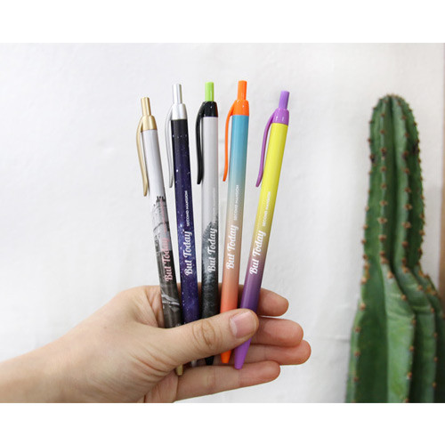 Iconic Unique pattern knock retractable pen 0.38mm ver.3