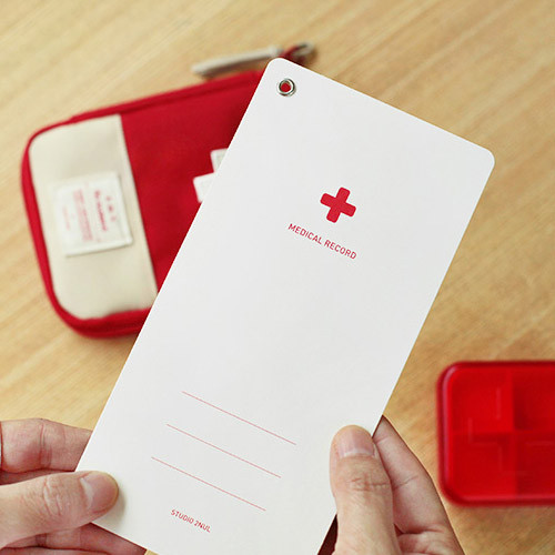 2NUL Car maintenance record memo card - fallindesign