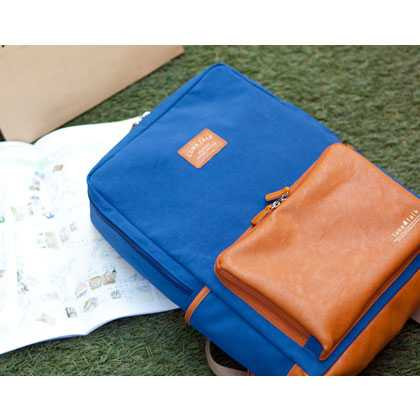 2 way convertible backpack/handy pocket - Navy