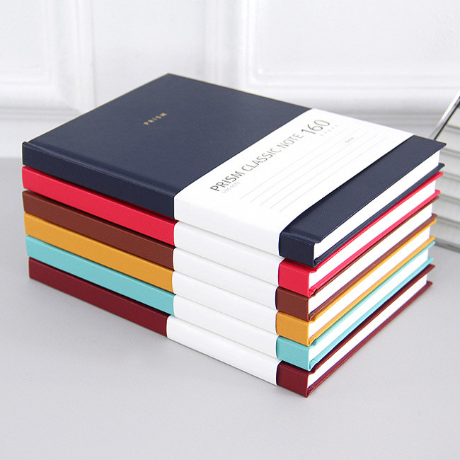 Indigo Prism classic 160 pages lined grid notebook - fallindesign.com