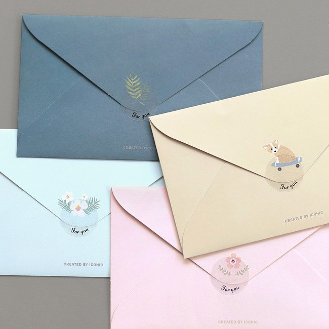 ICONIC Pattern letter paper and envelope set - fallindesign