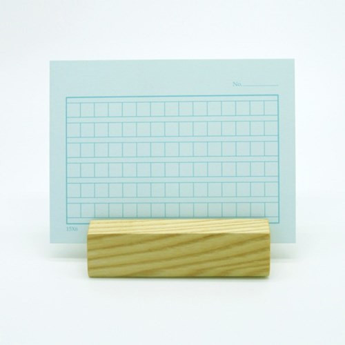 MINGSMANGS Mint squared manuscript paper postcard - Fallindesign