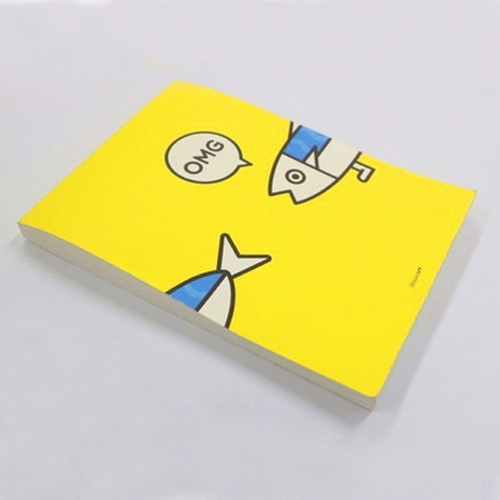 Dash and Dot Moon drawing memo note pad - fallindesign.com