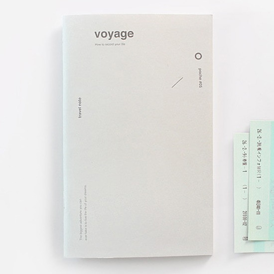 O-check Light travel daily planner notebook - Fallindesign.com